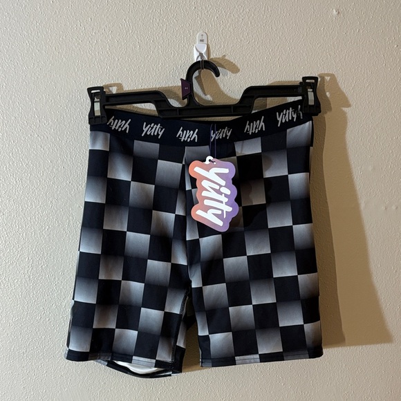 YITTY | Shorts | Yitty Purple And Black Patterned Garment | Poshmark